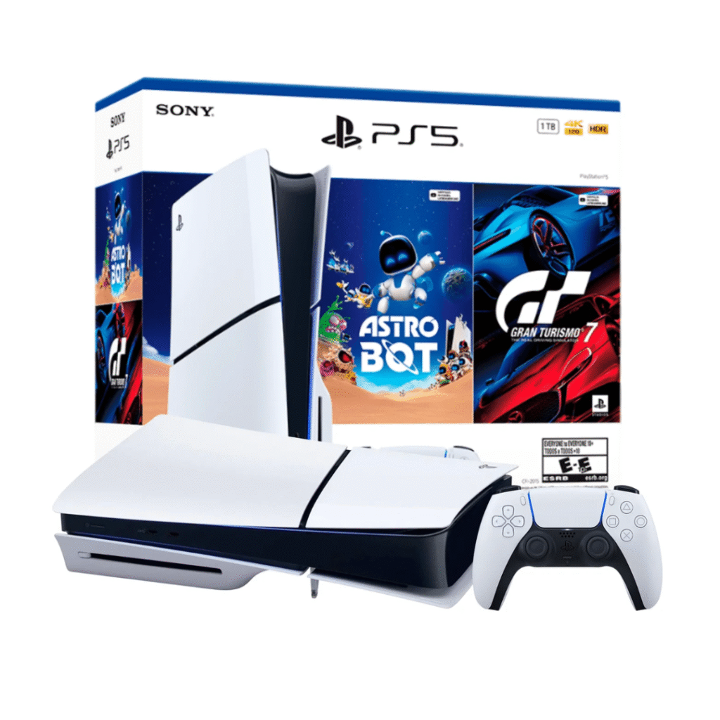PS5 Slim con lector – AstroBot + Gran Turismo 7 | SilverGames